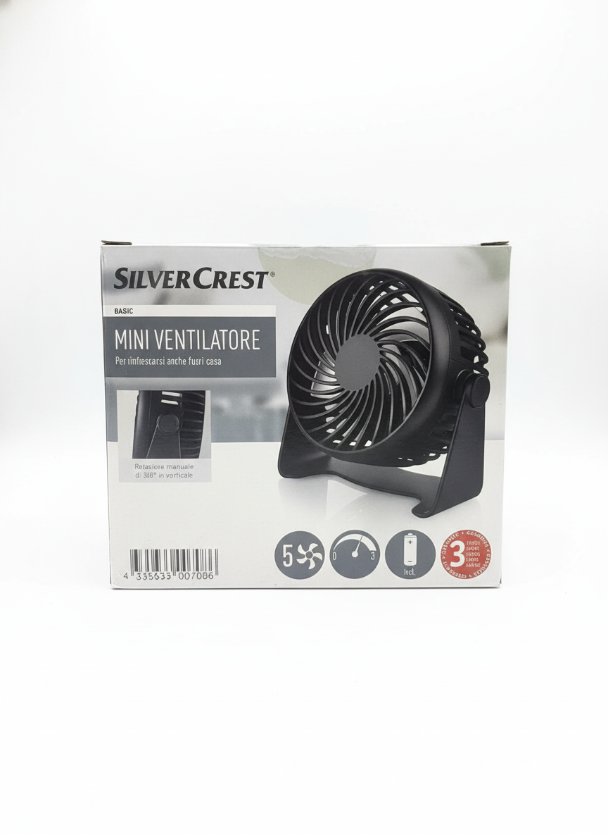 Silvercrest Mini Fan – Charwe