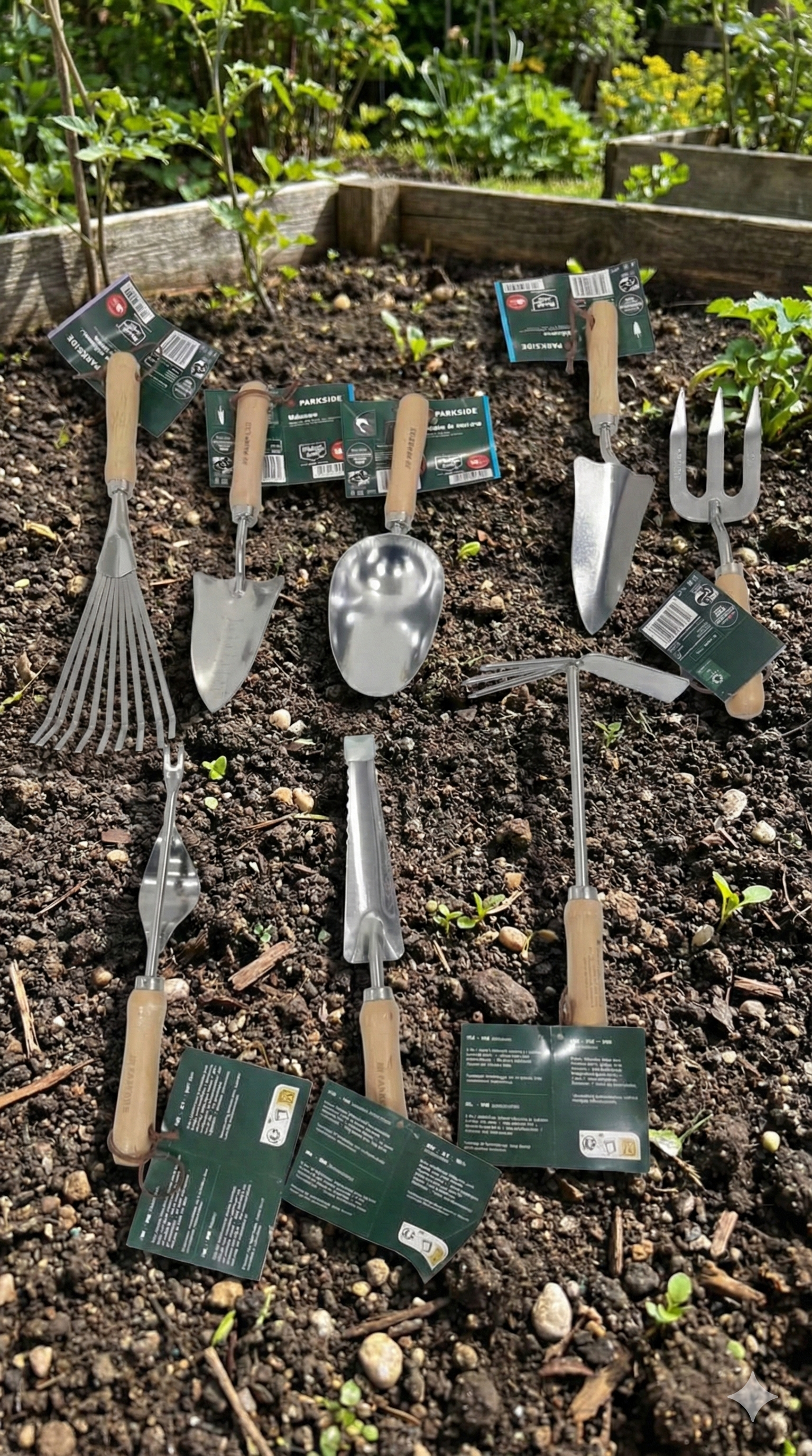 Parkside mini garden hand tools. – Charwe